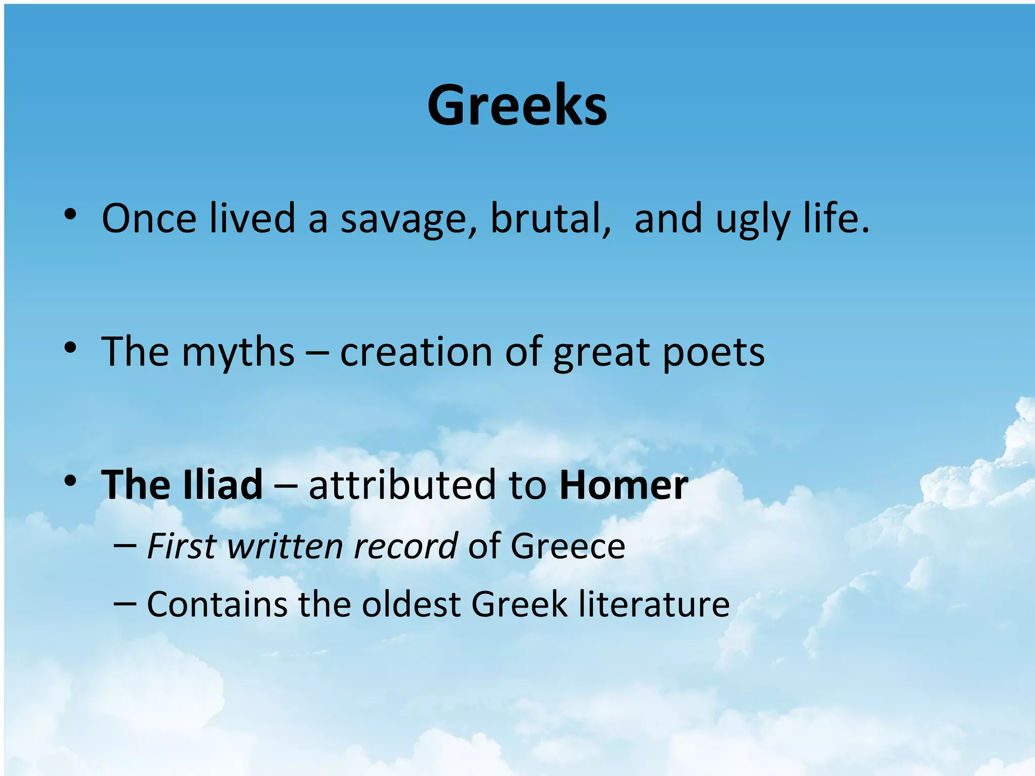 English 28 classical mythology introduction | PPT