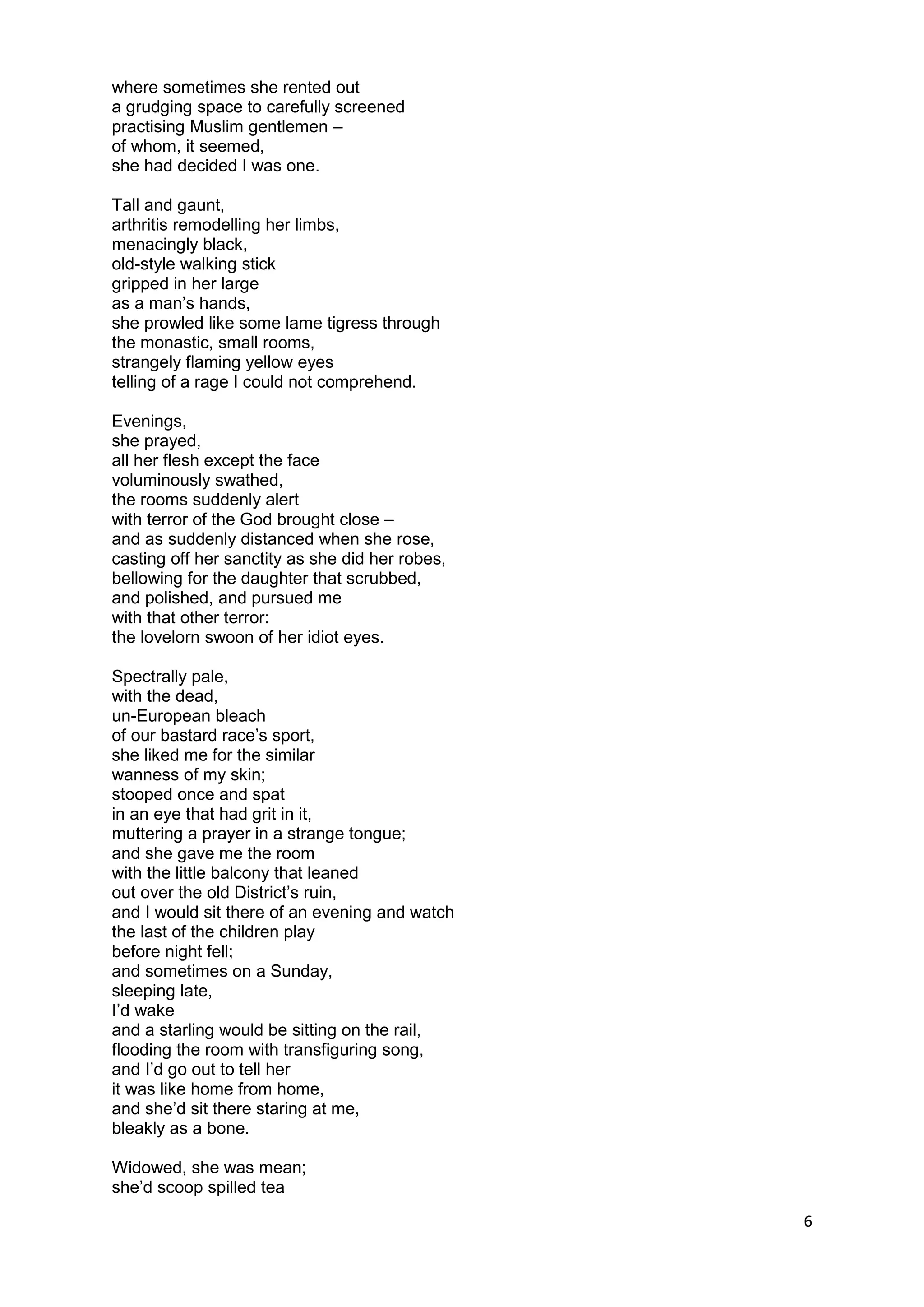 English 2 a, south african poetry (april 2013) | DOCX