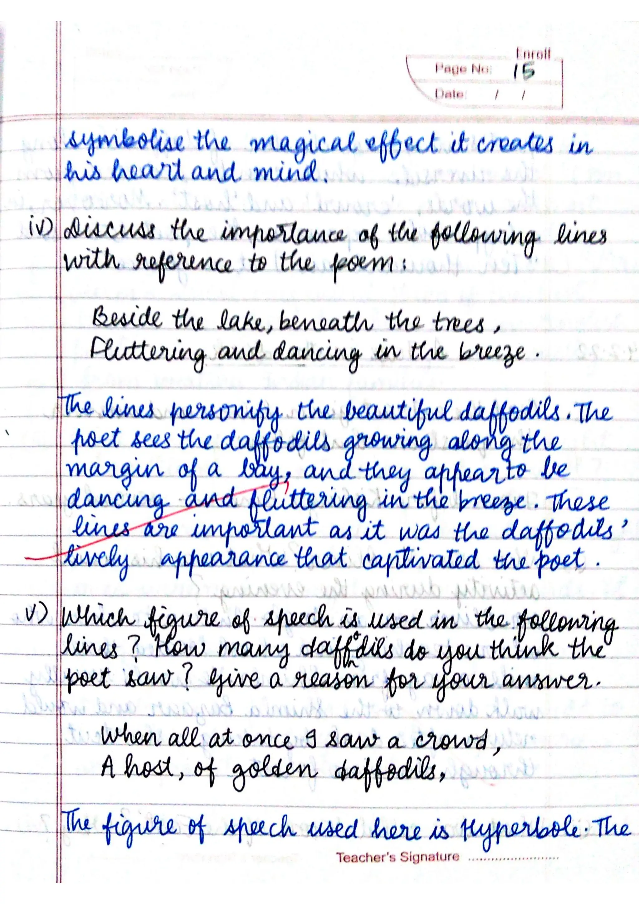 ICSE English Literature Class X Handwritten Notes | PDF