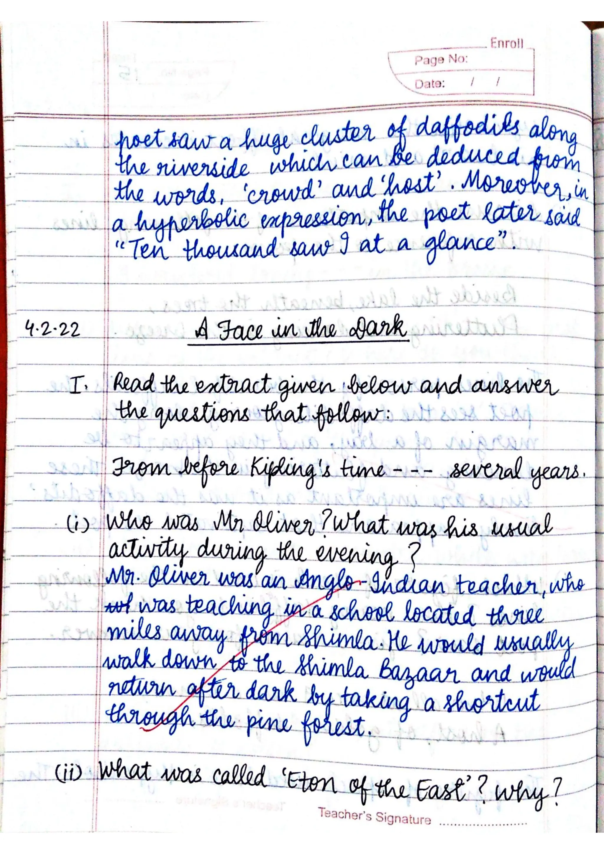 ICSE English Literature Class X Handwritten Notes | PDF