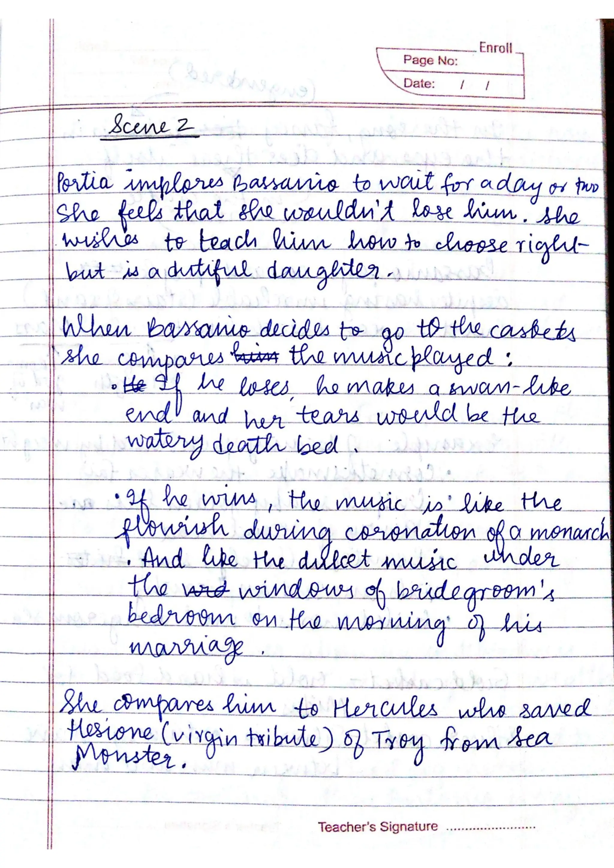ICSE English Literature Class X Handwritten Notes | PDF