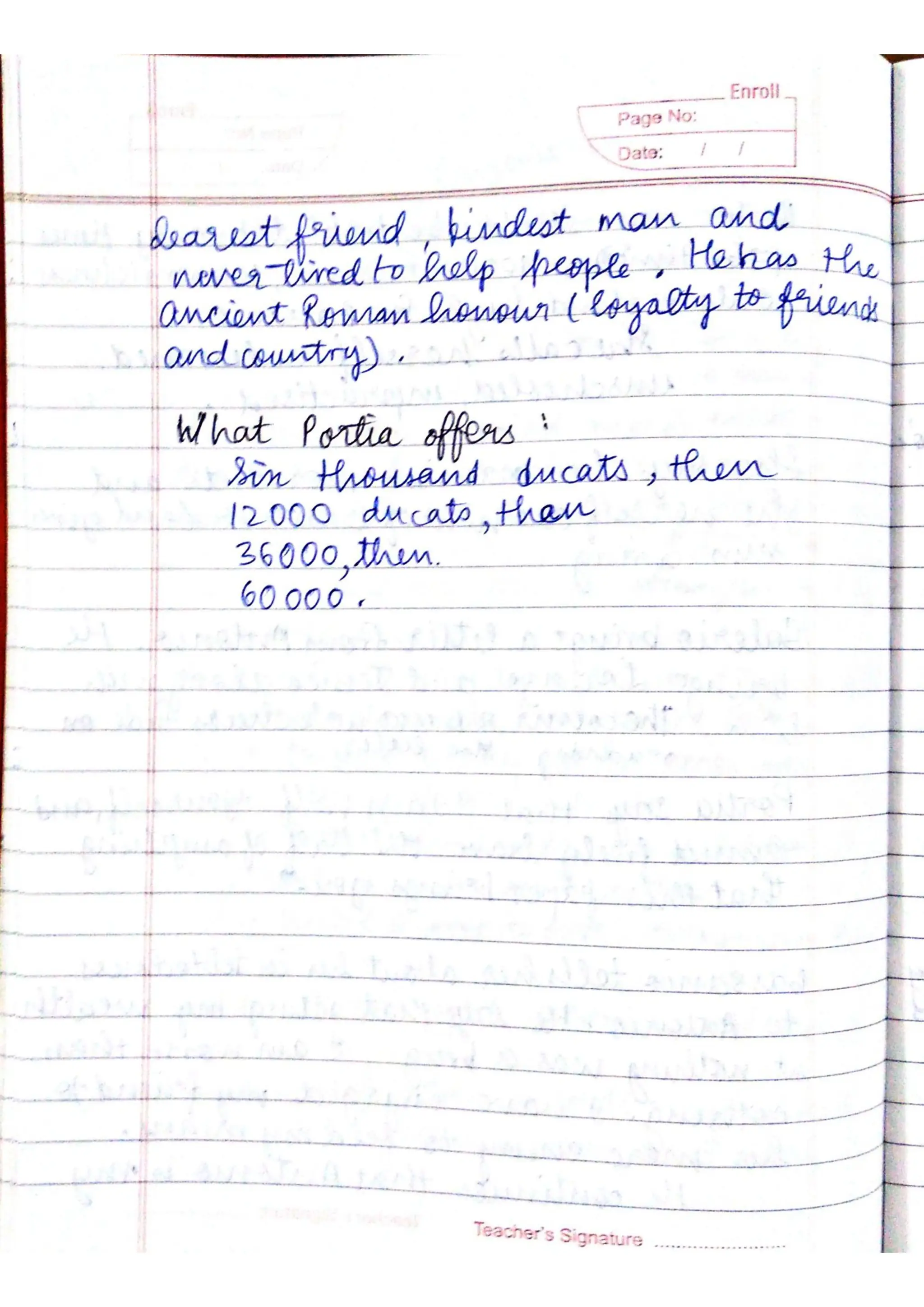 ICSE English Literature Class X Handwritten Notes | PDF