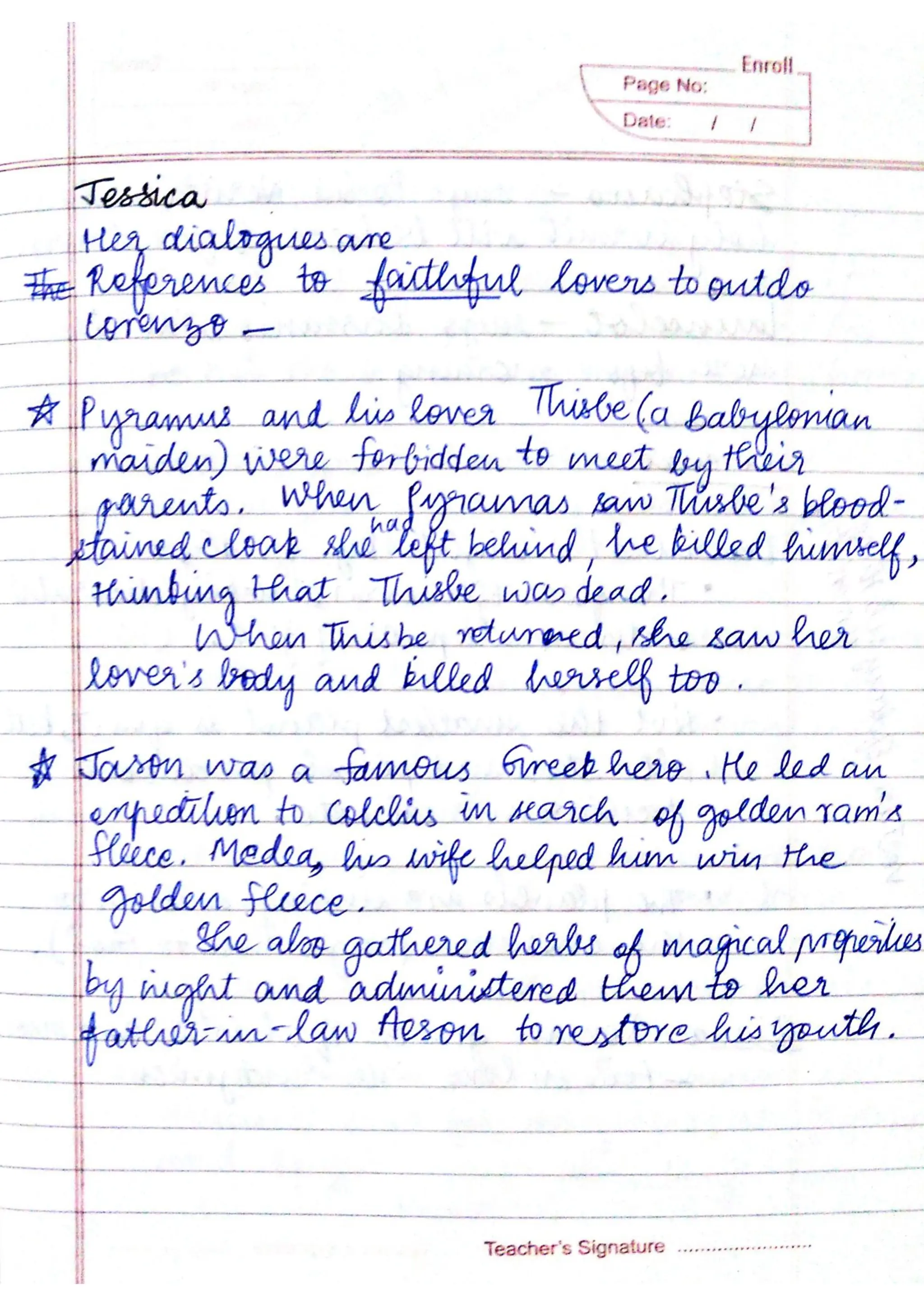 ICSE English Literature Class X Handwritten Notes | PDF