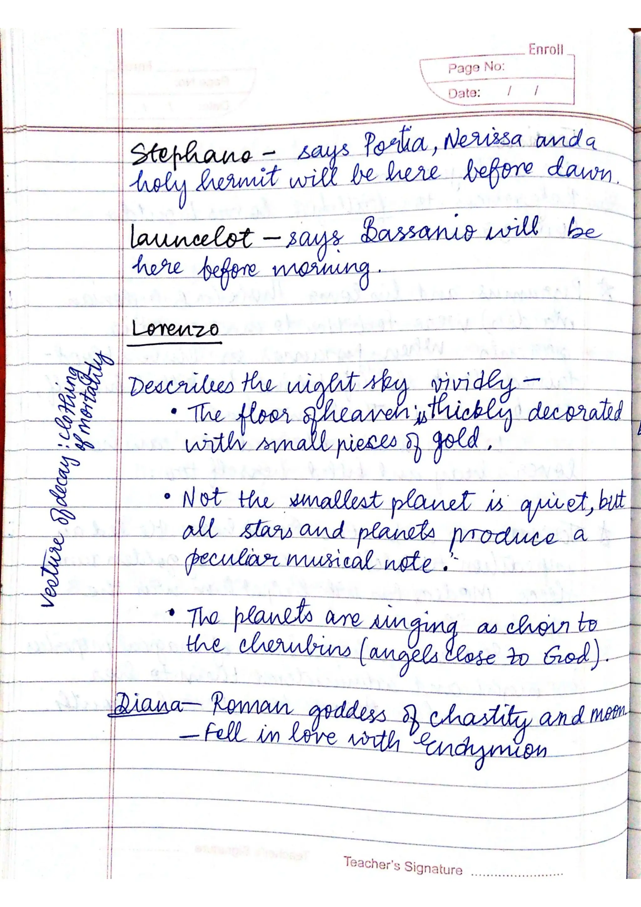 ICSE English Literature Class X Handwritten Notes | PDF