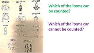 English 2ndQ Lesson - Recognizing Count Nouns and Mass Nouns.pptx