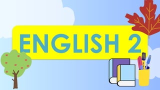 English 2 Quarter One Week 1 Sample PPT | PPTX