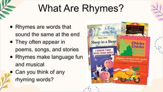 ENGLISH2 Q2 1 EN2PA-II-1 Recognize rhymes in chants, poems, and stories ...