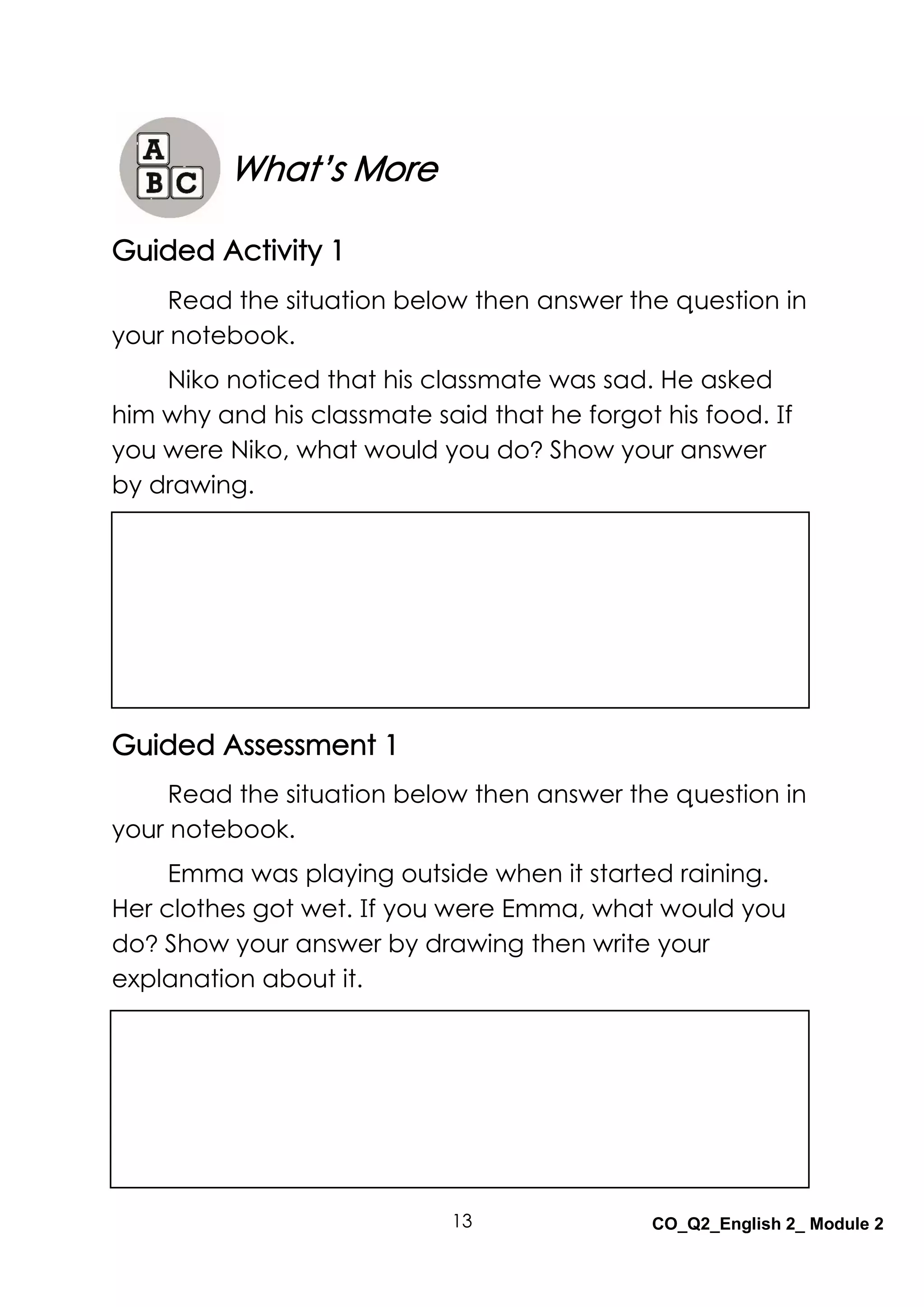 English 2 Q2 Mod2 Generating Ideas Through Pre Writing Activities V2 Pdf