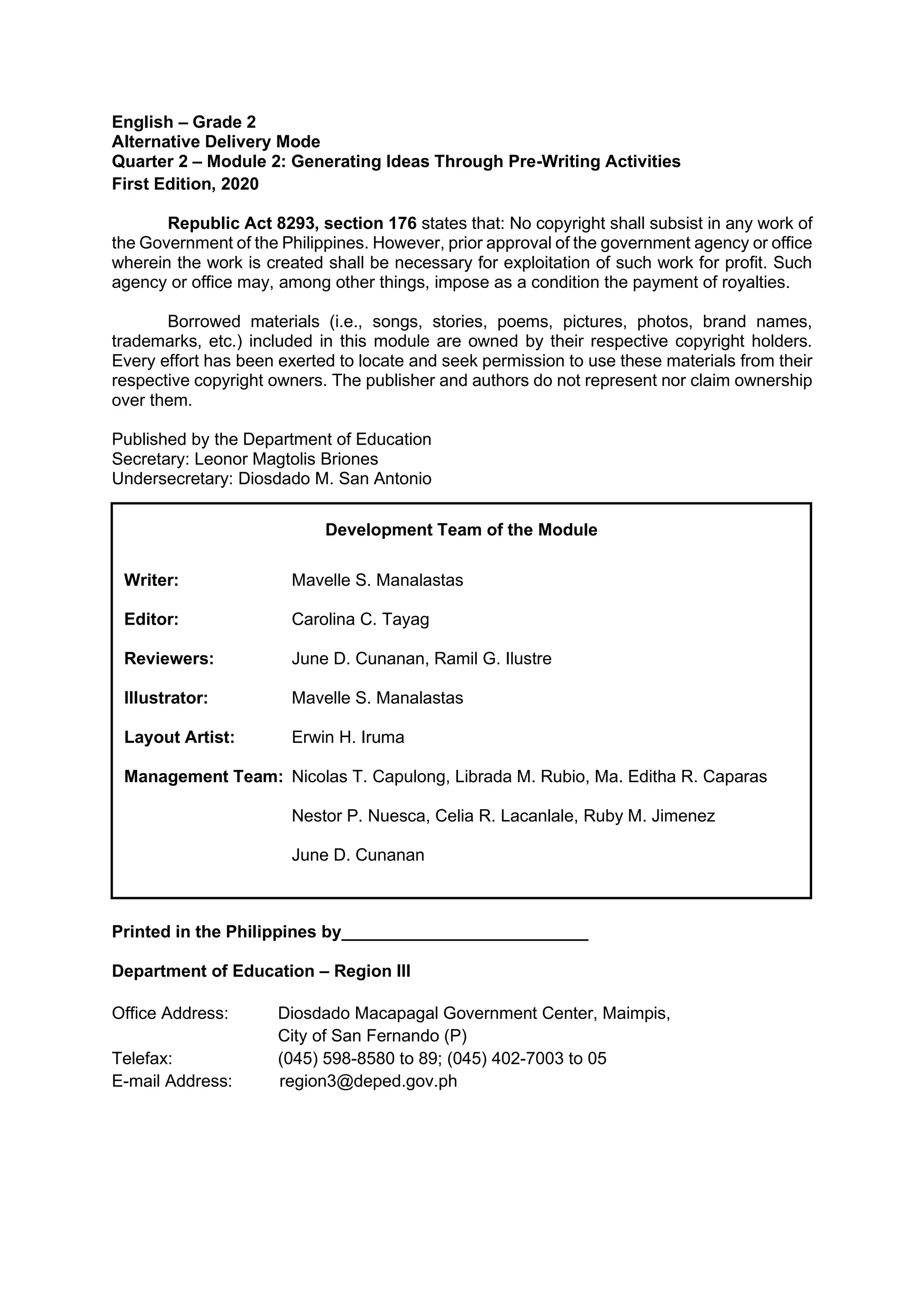 English 2_q2_mod2_Generating Ideas Through Pre-Writing Activities_v2.pdf