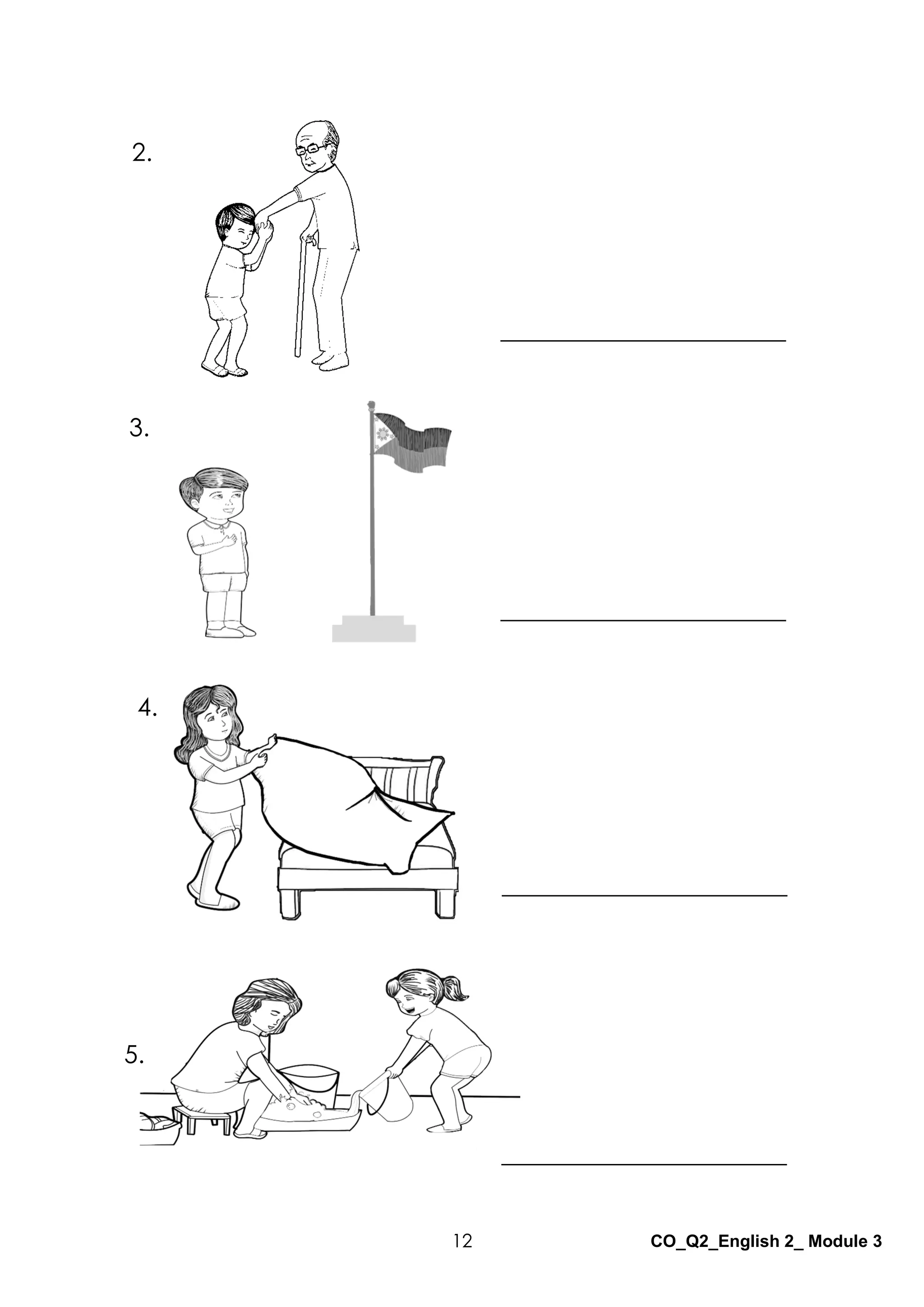 English 2_q2_mod3_Writing Some Words, a Phrase or a Sentence About an ...