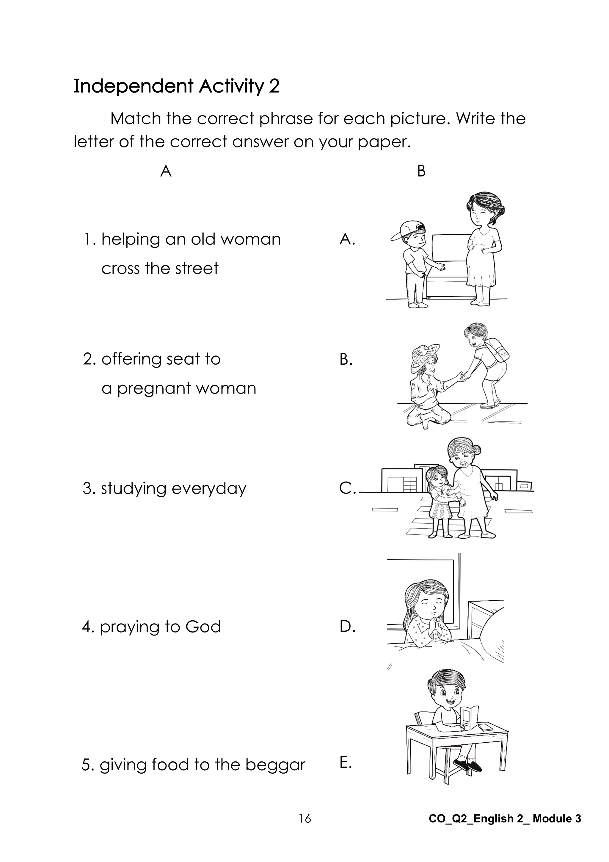 English 2_q2_mod3_Writing Some Words, a Phrase or a Sentence About an ...