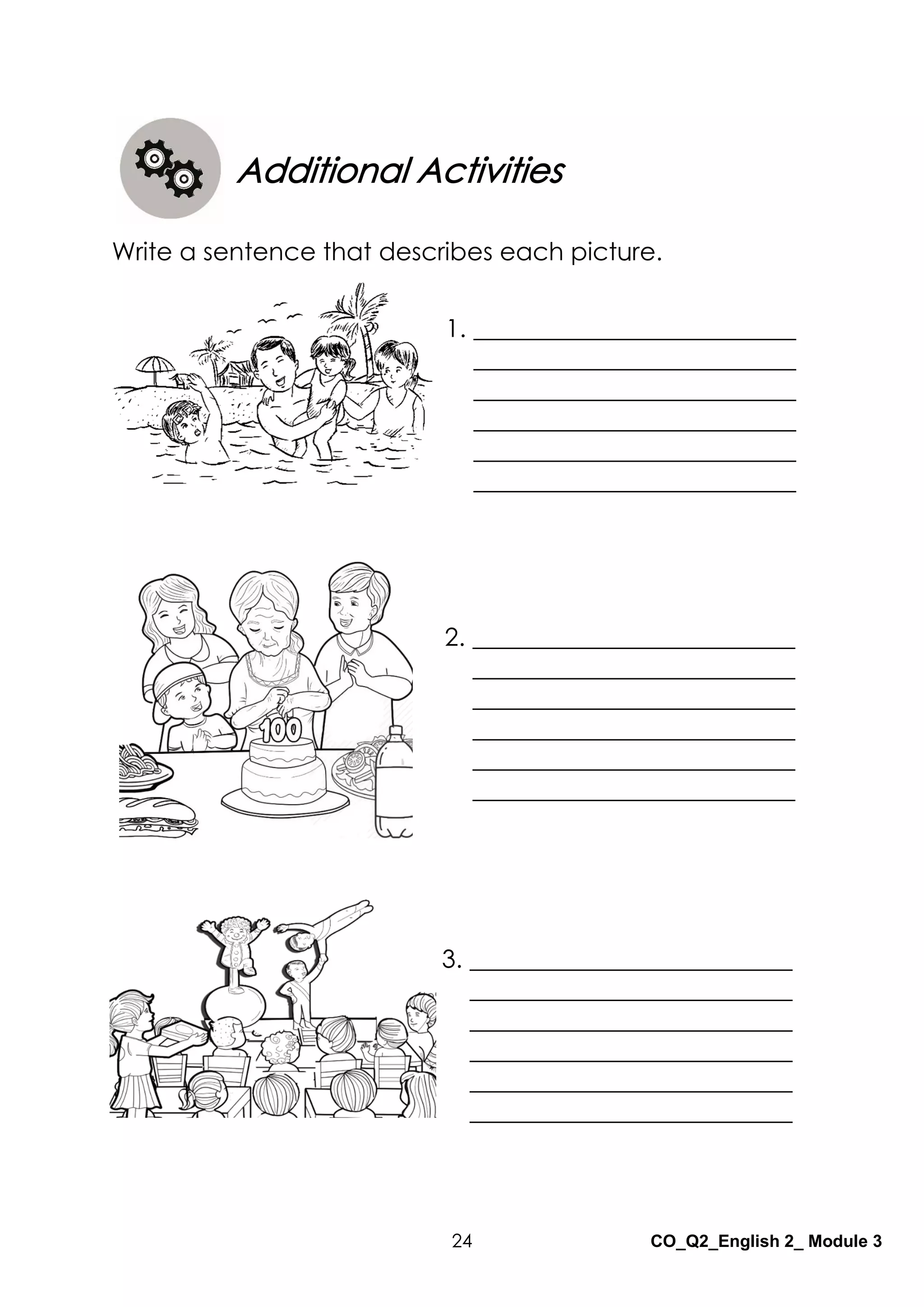 English 2_q2_mod3_Writing Some Words, a Phrase or a Sentence About an ...