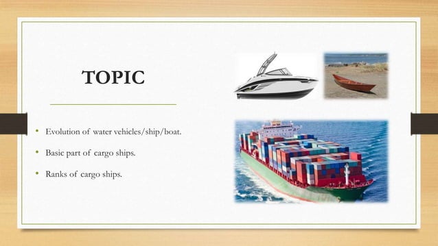 Evolution of ships | PPTX