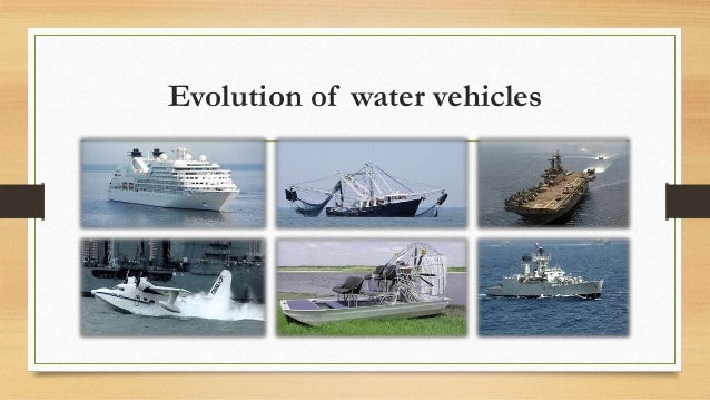 Evolution of ships