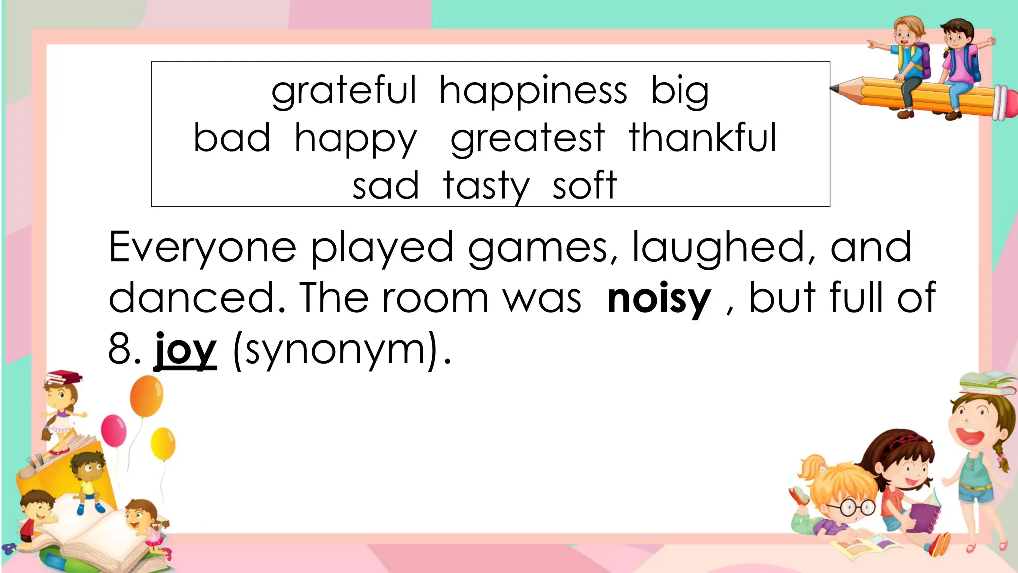 ENGLISH 3 Identify words with different functions | PPTX