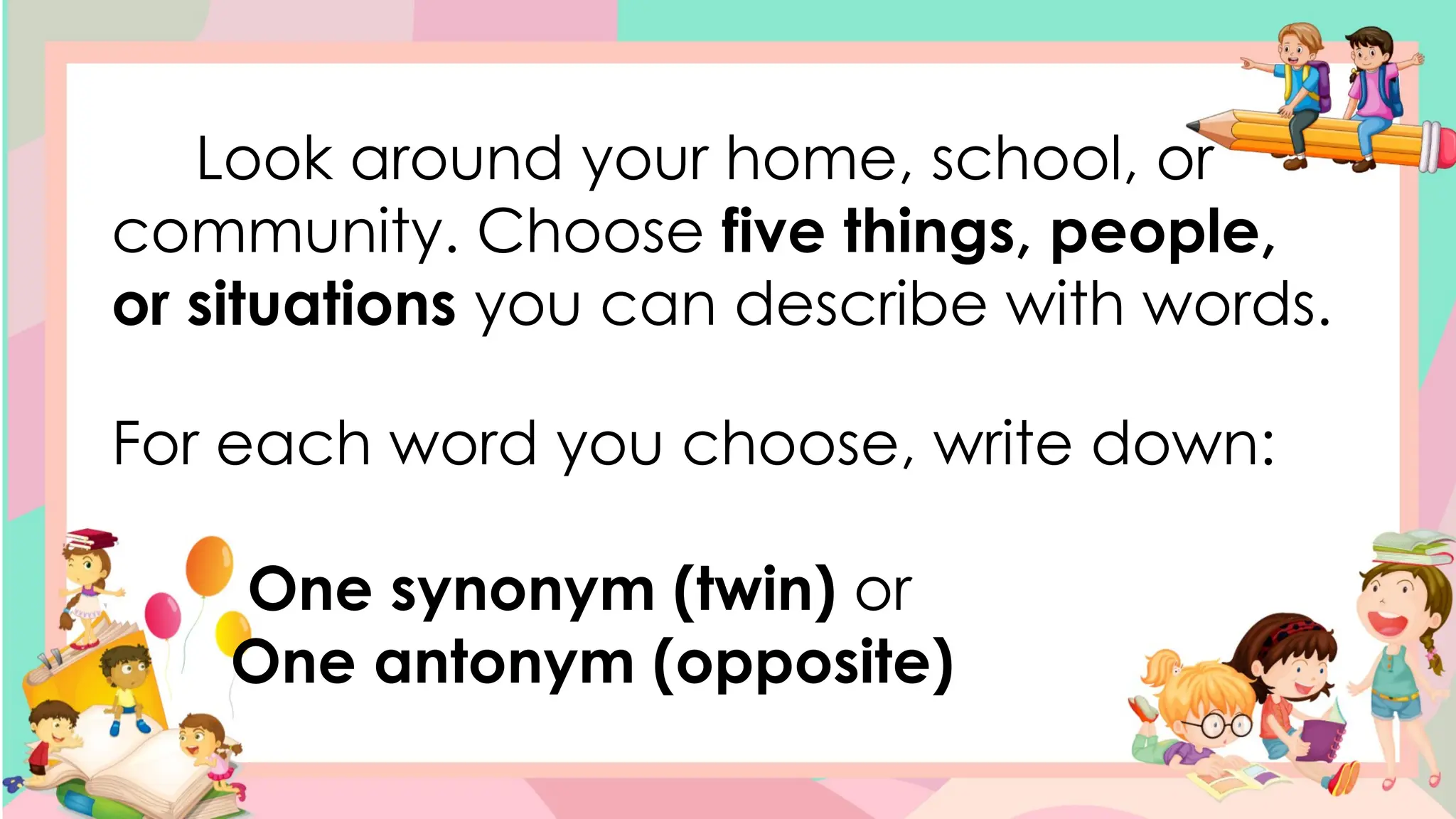 ENGLISH 3 Identify words with different functions | PPTX