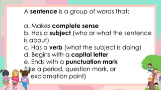 ENGLISH 3 Identify words with different functions | PPTX