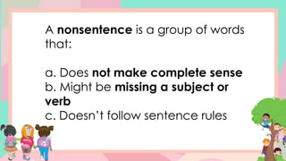 ENGLISH 3 Identify words with different functions | PPTX