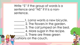 ENGLISH 3 Identify words with different functions | PPTX