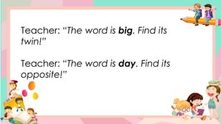 ENGLISH 3 Identify words with different functions | PPTX