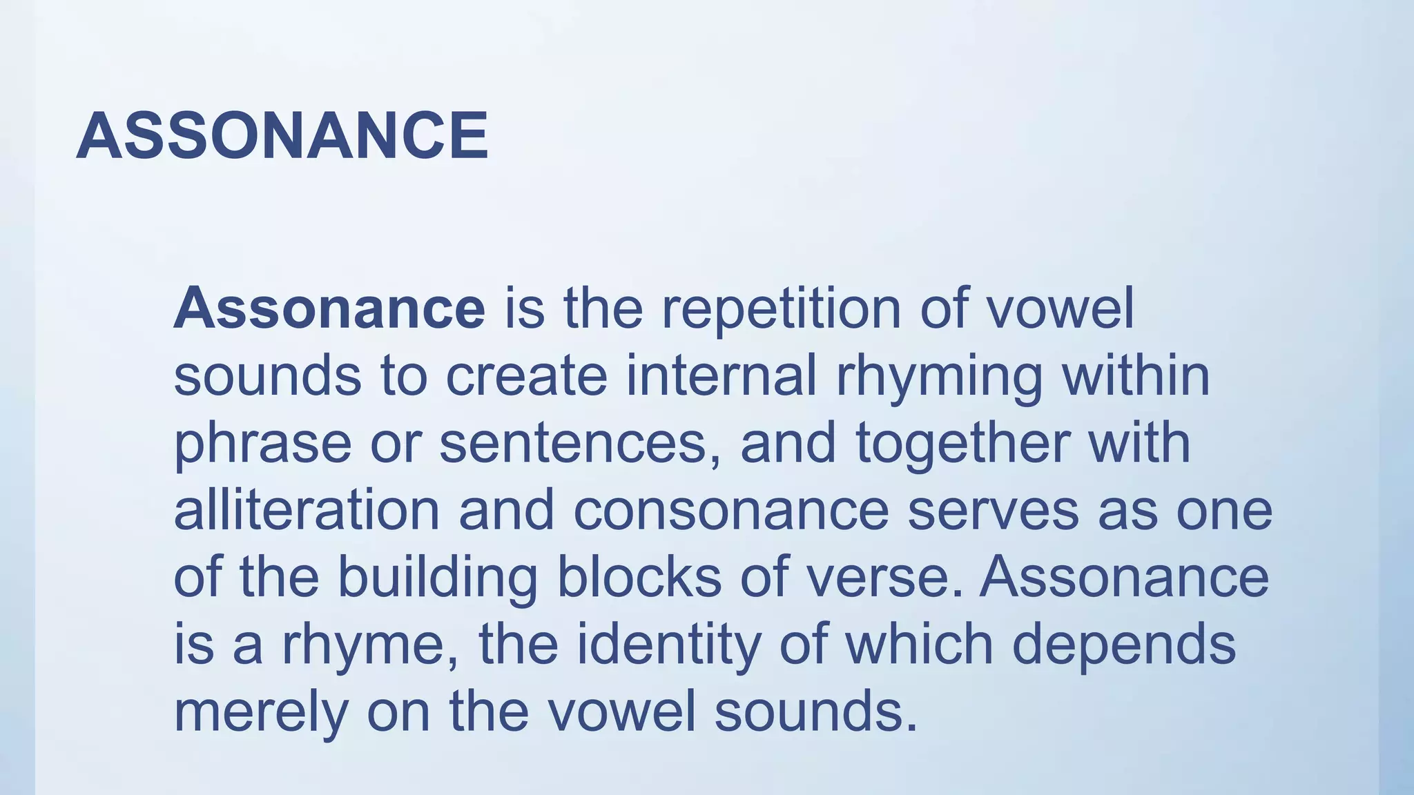 English (3 alliteration, assonance & consonance) | PPTX