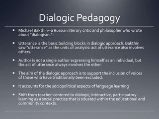 English 344 dialogism | PPT