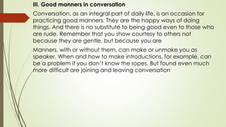 The Art of Conversation | PPTX