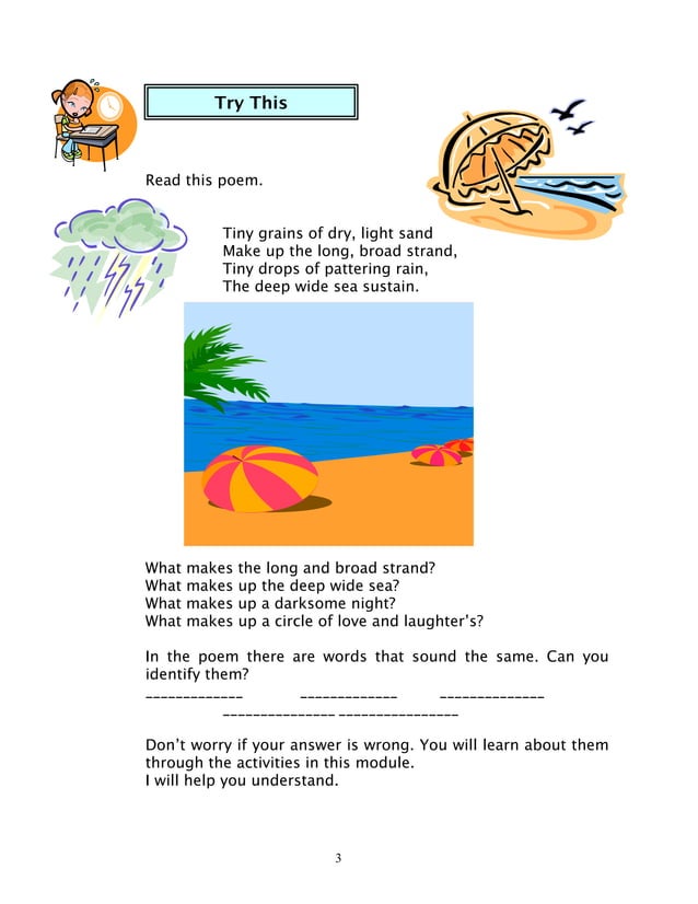 English 3 dlp 10 identifying rhyming words | PDF