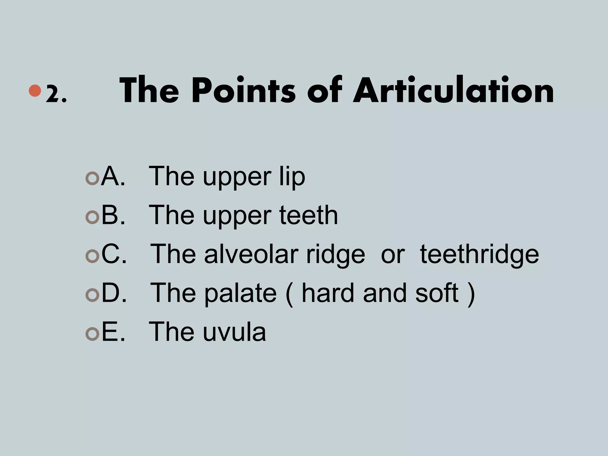 English 3 mechanics of speech | PPTX