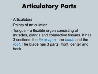 English 3 mechanics of speech | PPTX