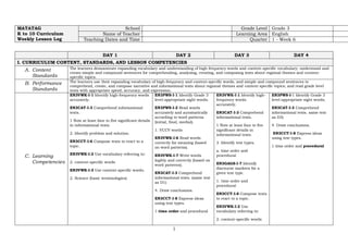 English 3 Q1_LE_Week 6.pdf 1st quarter _w1 | PDF