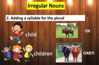 English 3 Qtr 1 Week 4- Plural Form of Regular and Irregular Noun | PPTX