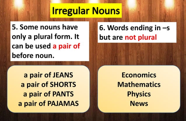 English 3 Qtr 1 Week 4- Plural Form of Regular and Irregular Noun | PPT
