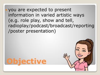 Presentation of Information English 3 Week 8 | PPTX