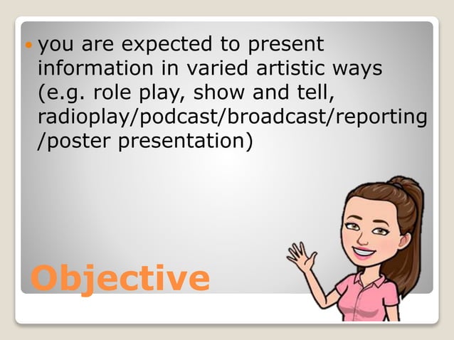 Presentation of Information English 3 Week 8 | PPTX
