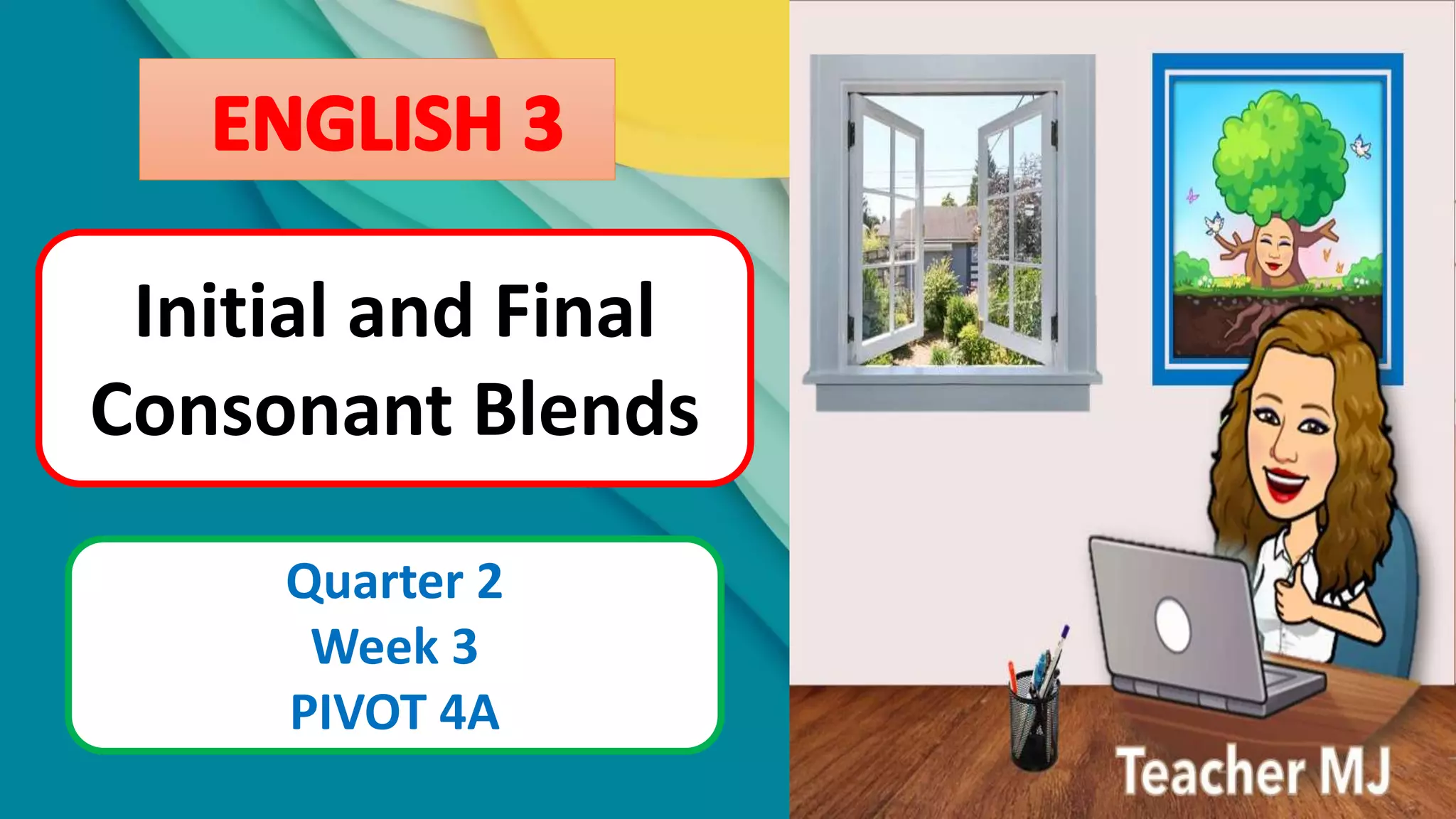 English 3 Quarter 2 Week 3 Initial and Final Consonant Blends.pptx