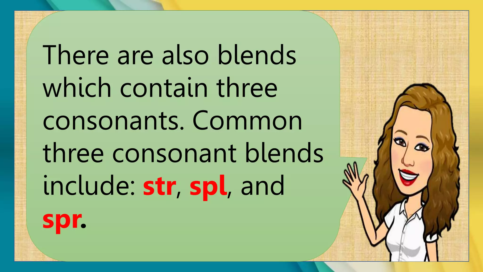 English 3 Quarter 2 Week 3 Initial And Final Consonant Blends Pptx