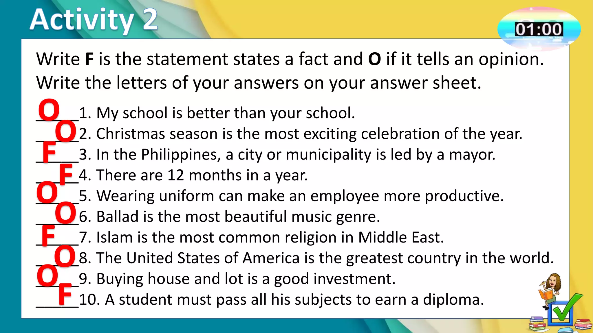 ENGLISH 3 QUARTER 2 WEEK 7 Distinguishing Fact from Opinion (1).pptx