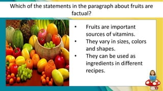 ENGLISH 3 QUARTER 2 WEEK 7 Distinguishing Fact from Opinion (1).pptx