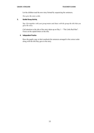 English 3 tg quarter 1 | PDF