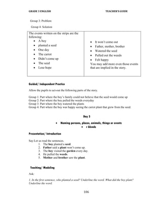 English 3 tg quarter 1 | PDF