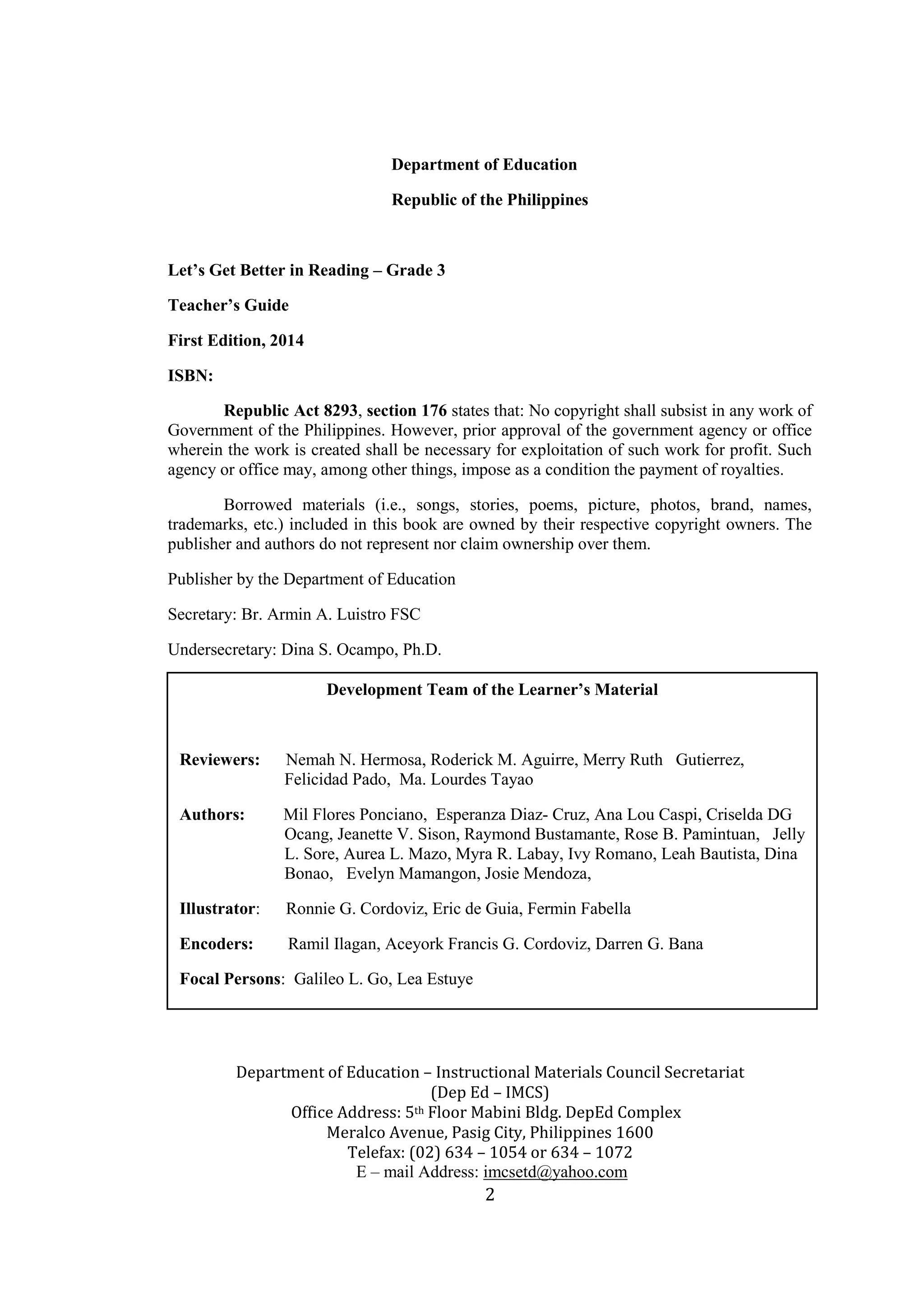 English 3 tg quarter 1 | PDF