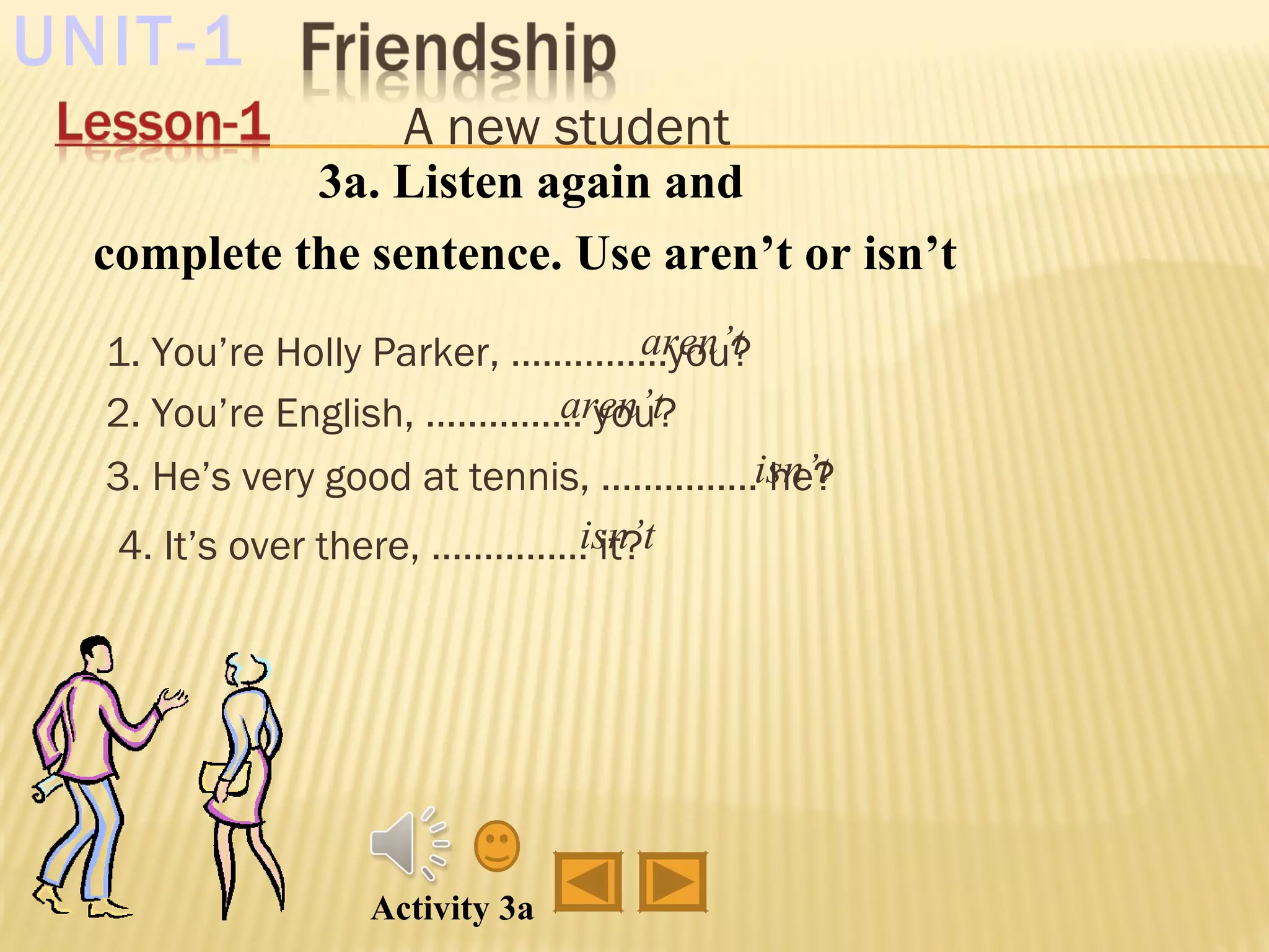 English3 unit 1 lesson-1 | PPT