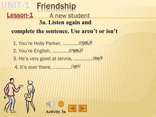 English3 unit 1 lesson-1 | PPT