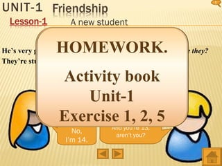 English3 unit 1 lesson-1 | PPT