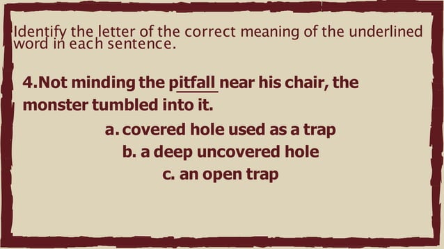 English 4 - Using Synonyms and Antonyms as Context Clues.pptx