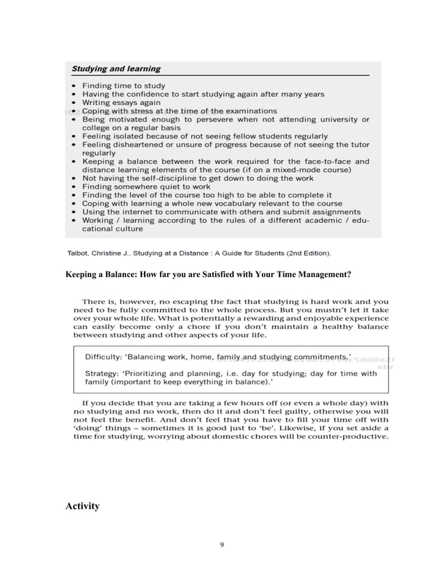 English: Introduction to study skills (Complete Intro) | DOC