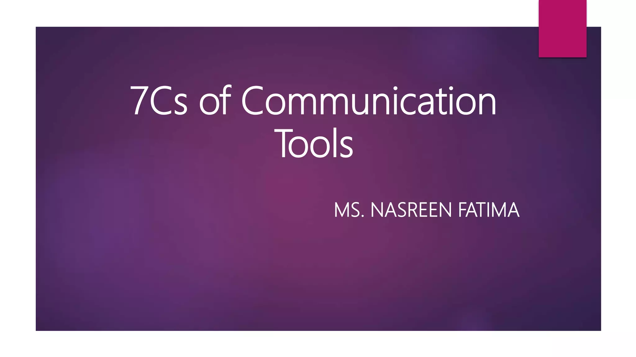 English 4 7Cs of Communication.pptx