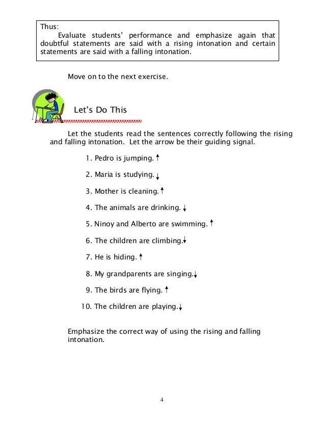 English 4 dlp 1 distinguishing rising and falling intonation opt