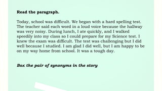 English4 Q1 Week3 PPT MATATAG.pptx EDUACTION | PPTX